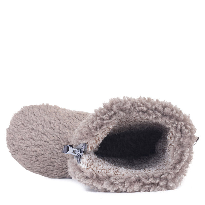 Gosling - Snow Tipped Sherpa Men's Slipper Boot - Cool Grey – Bedroom ...