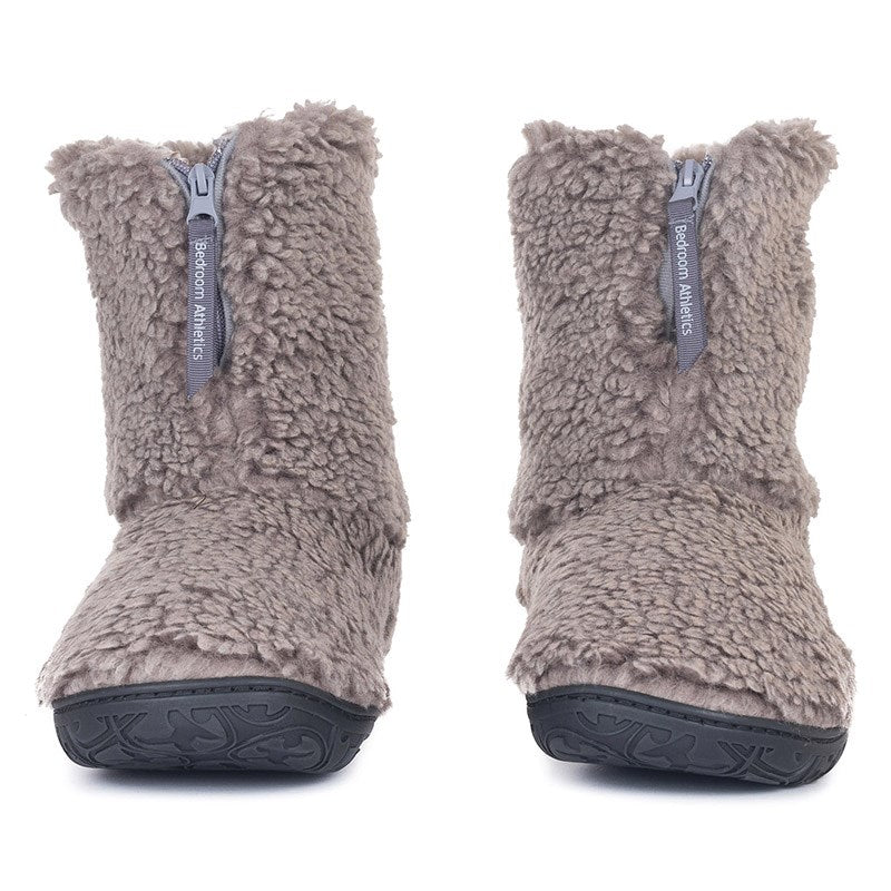 Gosling - Snow Tipped Sherpa Men's Slipper Boot - Cool Grey – Bedroom ...