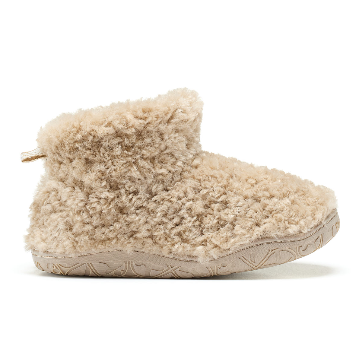 Lauren - Luxury Borg Fleece Short Slipper Boot - Biscuit – Bedroom ...